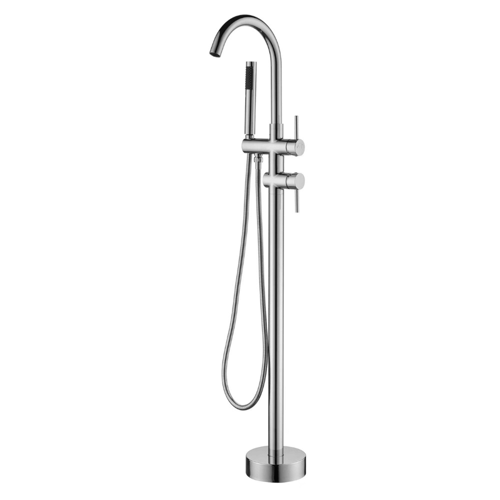 304 stainless steel bathroom household vertical hot and cold floor ...