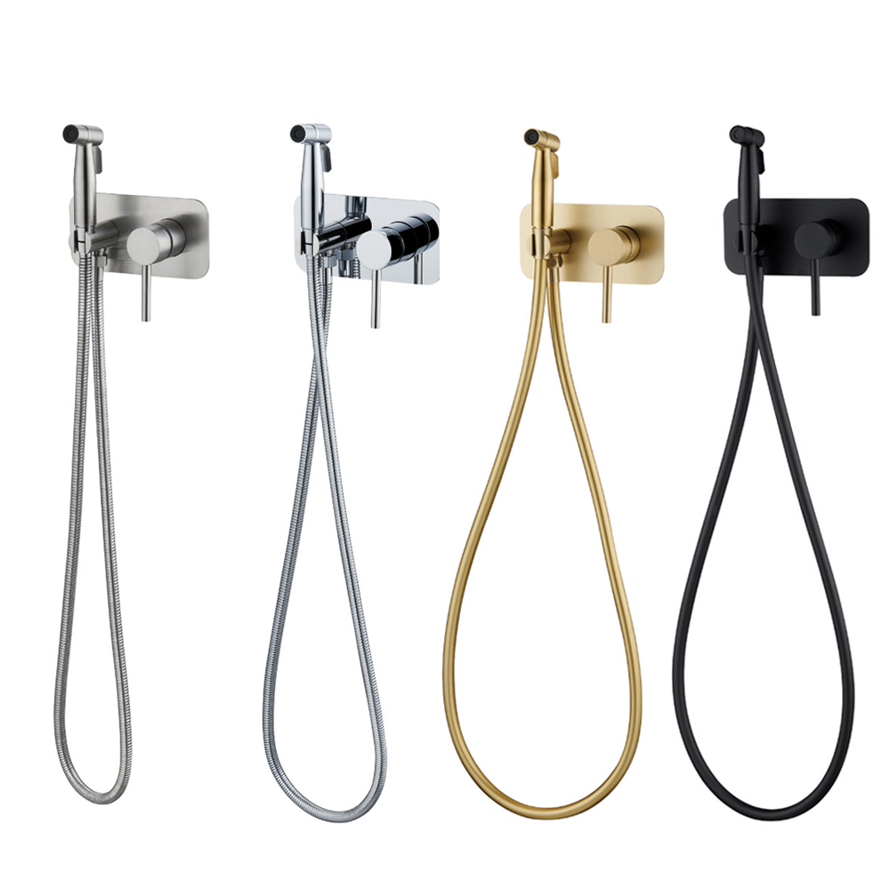 304 stainless steel concealed hot and cold women’s washer toilet spray ...