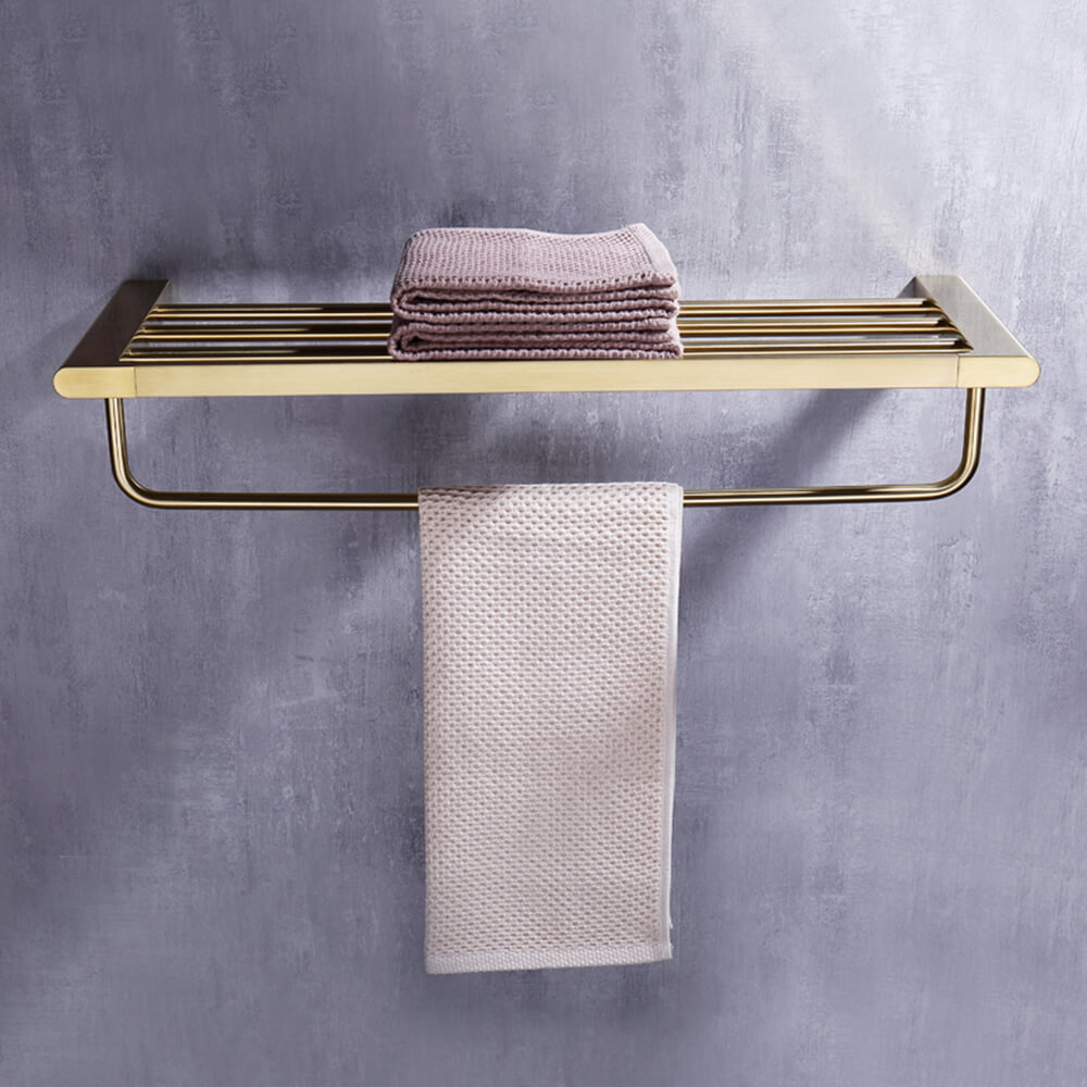 American style golden towel rack bathroom hardware pendant set bathroom ...