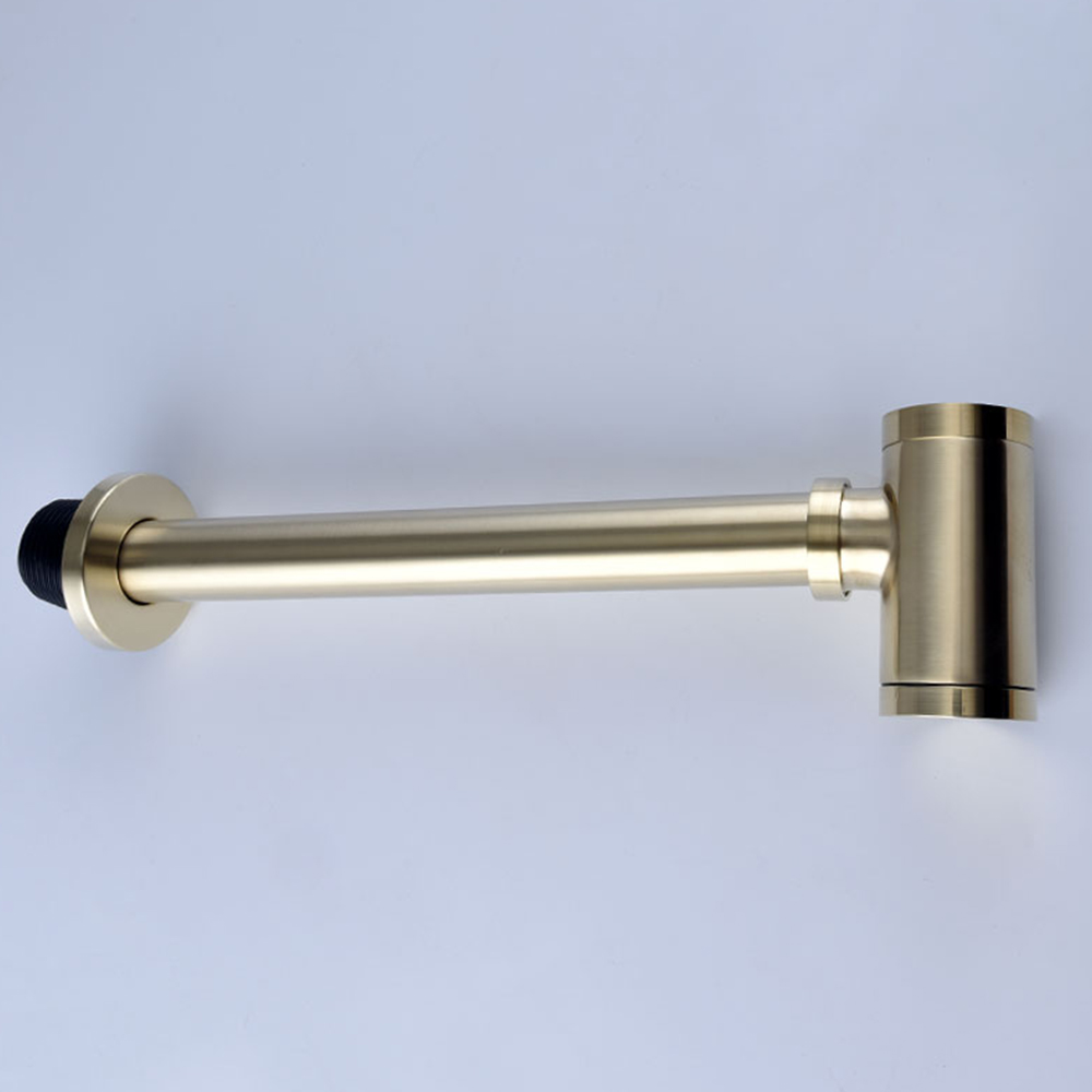 Brass brushed gold wall drain drain basin washbasin deodorant in-wall ...